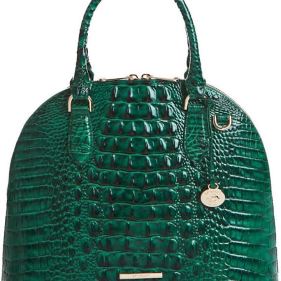 Brahmin | Bags | Emerald Green Brahmin Georgina | Poshmark